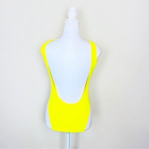 iHeartRaves | Tops | Rave With Mi Gente Neon Yellow Trinity Cut Out ...